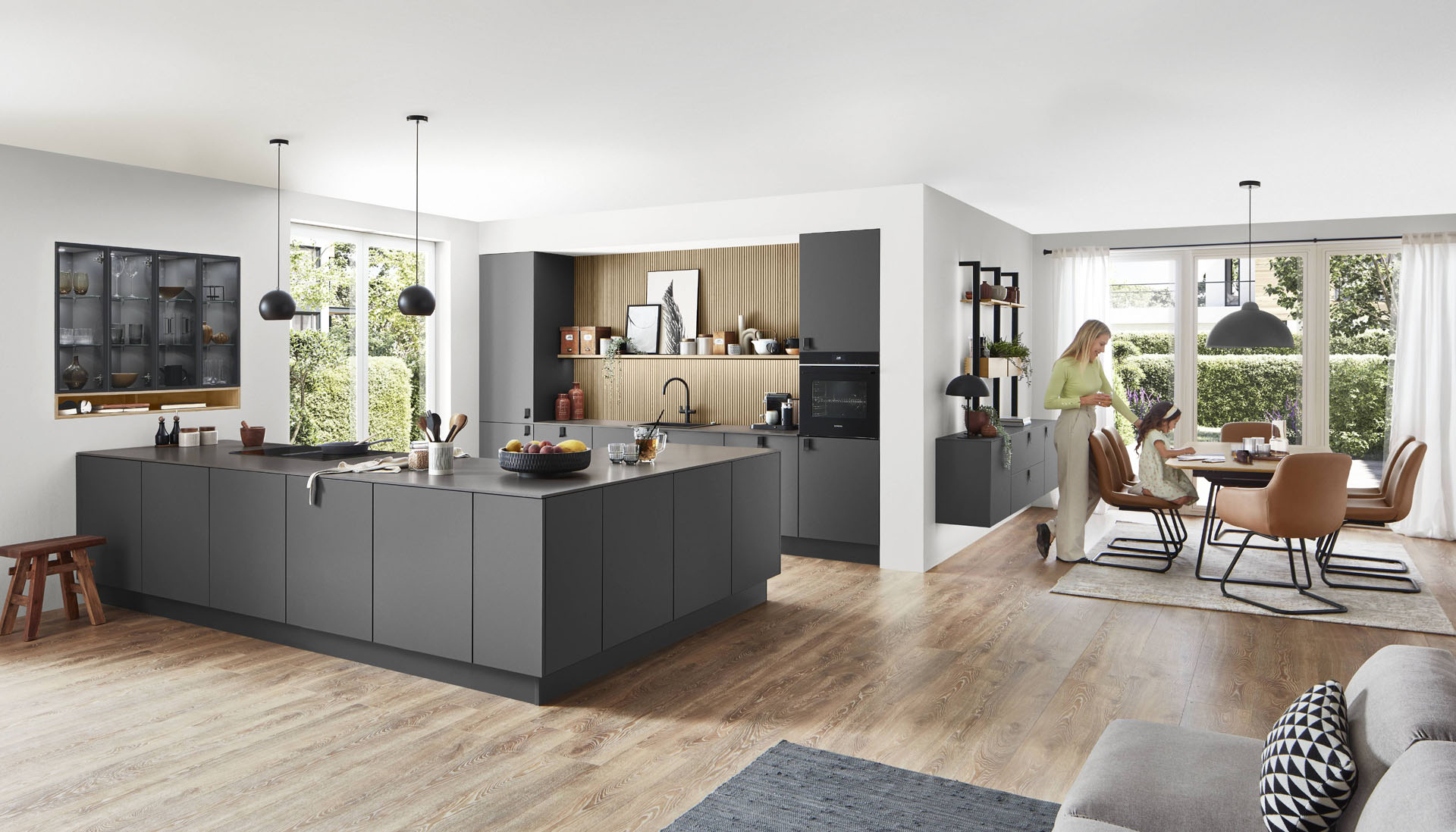 Кухня senso coral not finger print nobilia | kitchen-concept